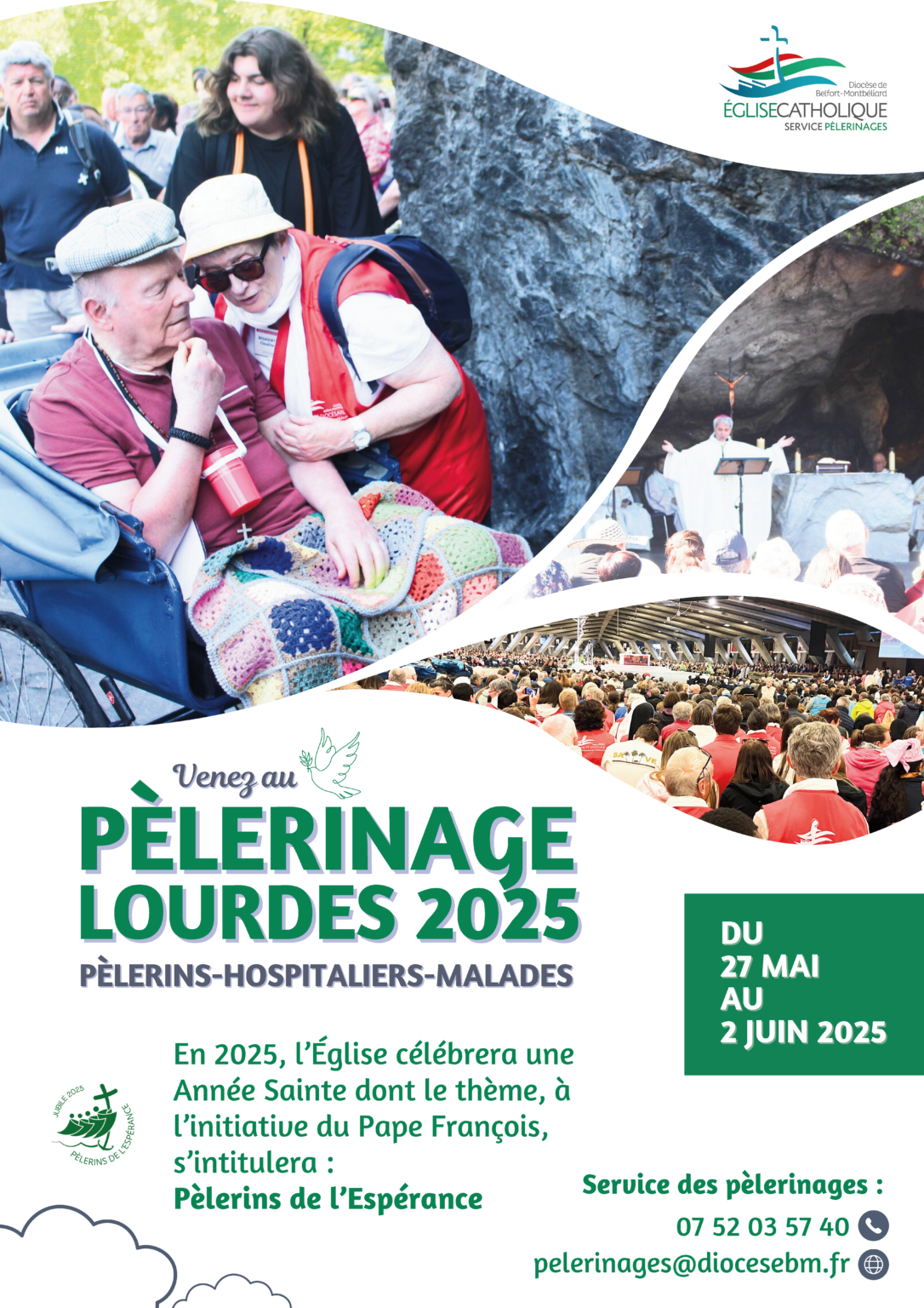 Pèlerinage Lourdes 2025 - Diocèse de Belfort - Montbéliard